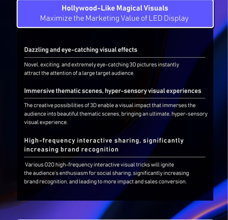 Absen Naked-Eye 3D Solutions | Absen