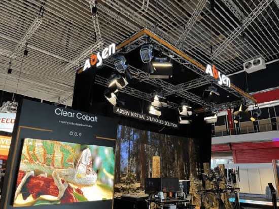 Absen stands out from the crowd with virtual production set at IBC 2022 | Absen