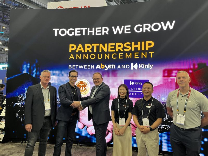 Absen and Kinly Announce Global Platinum Partner Agreement | Absen